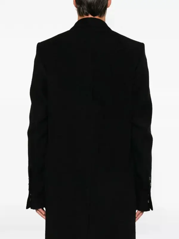 Rick Owens Concordian Single-breasted Tailored Coat
