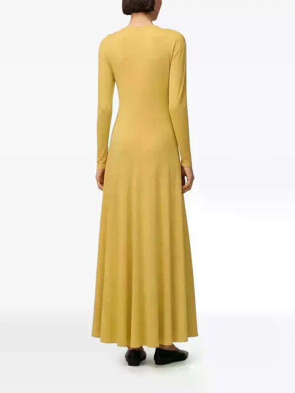 RETORI Draped Hooded Maxi Dress