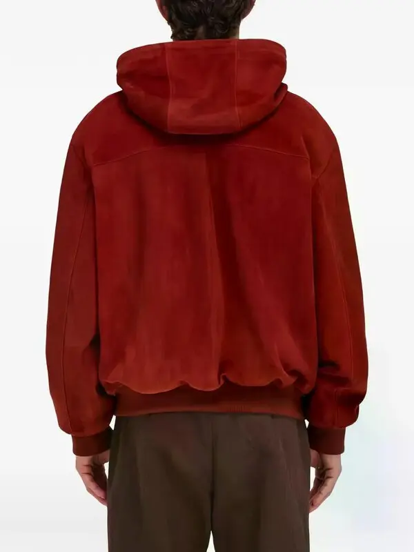 FERRAGAMO Suede Blouson With Hood