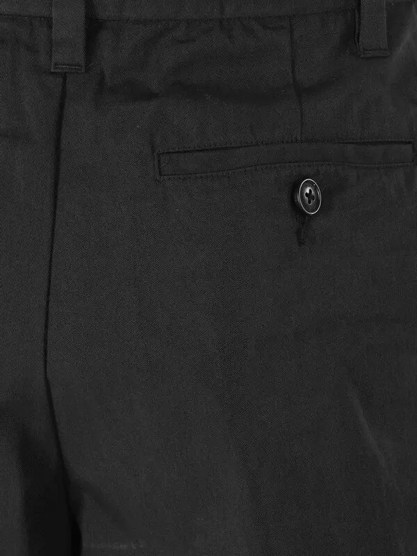 Alexander Wang Logo Elasticated Waistband Pleated Shorts - Black
