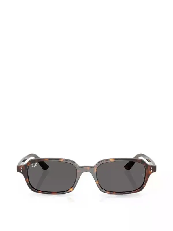 Ray-ban Zuri Rectangle-frame Sunglasses - Brown