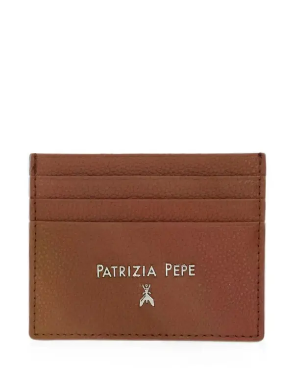 Patrizia Pepe Leather Card Holder - Brown