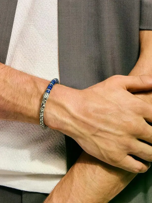 John Hardy Sterling Lapis Lazuli Bracelet
