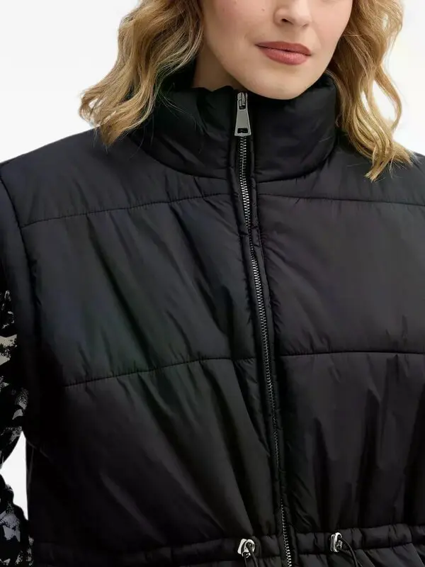 Sisley Zip-up Drawstring-waist Gilet