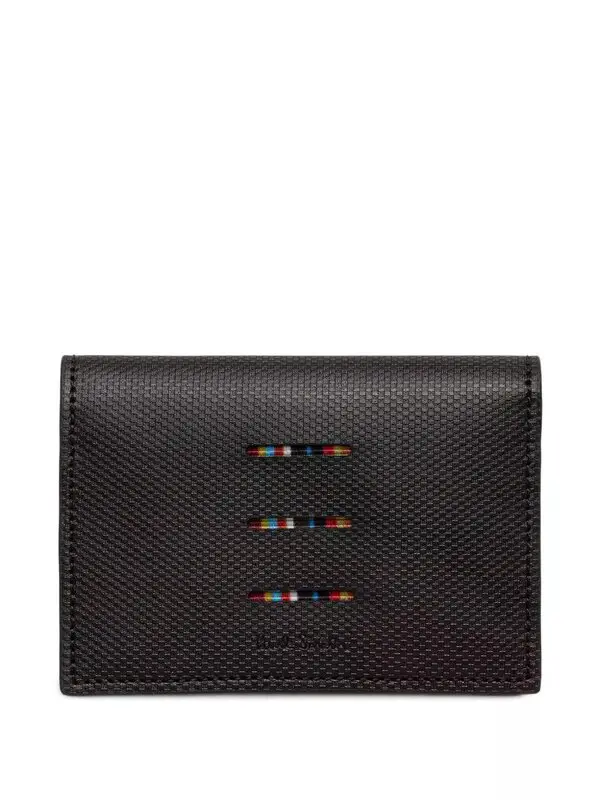 Paul Smith Striped Cardholder - Brown