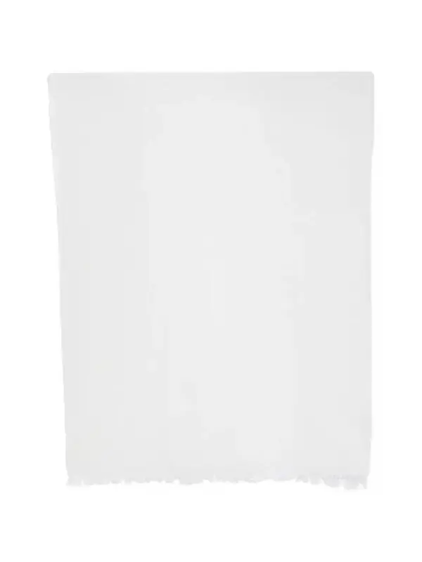 Fabiana Filippi Sequin-embellished Frayed Scarf - White