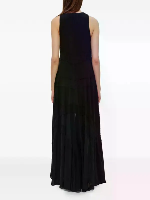 ALLSAINTS Dorina Ruffled High-low Maxi Dress
