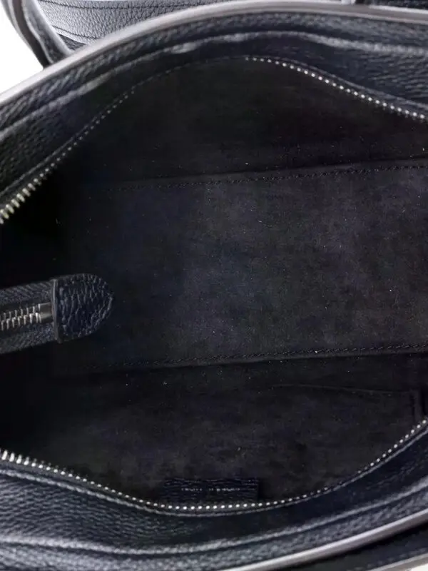 Celine Luggage Bag Grainy Leather Nano Crossbody - Black