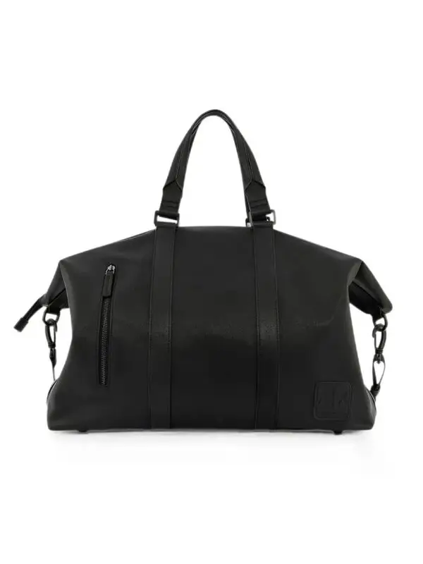 Armani Exchange Grained Texture Zip Detail Holdall