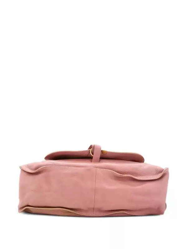 Chloé Marcie Leather Large Shoulder Bag - Pink