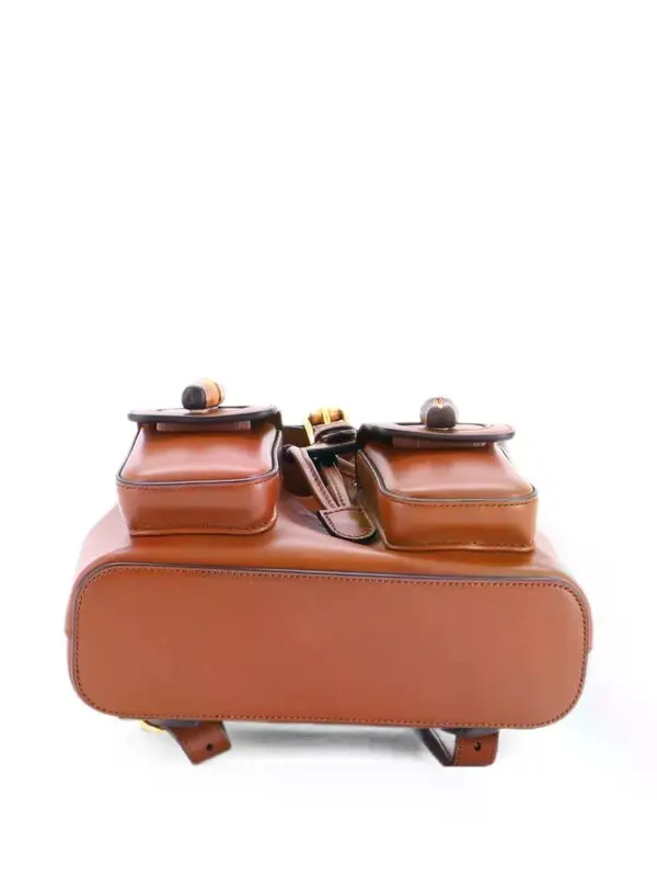 Gucci Bamboo Leather Small Backpack