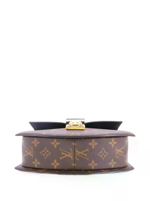 LOUIS VUITTON Tilsitt Top Handle Bag Reverse Monogram Canvas Crossbody Bag