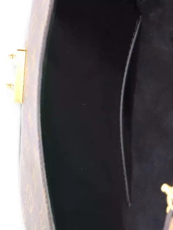 LOUIS VUITTON Tilsitt Top Handle Bag Reverse Monogram Canvas Crossbody Bag