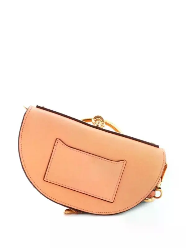 Chloé Nile Leather Mini Crossbody Bag - Orange