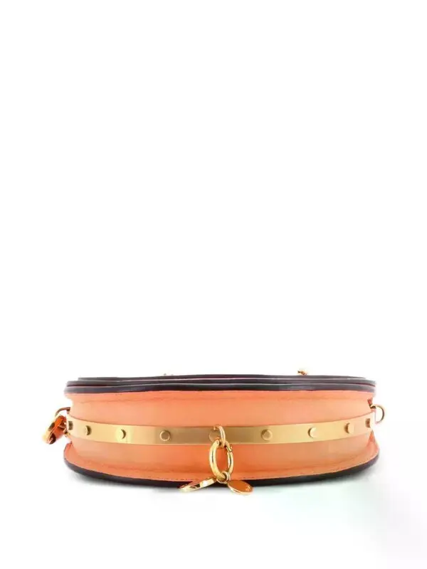 Chloé Nile Leather Mini Crossbody Bag - Orange