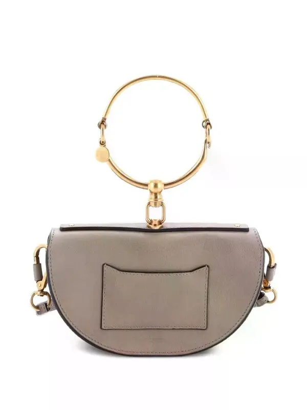 Chloé Nile Leather Mini Crossbody Bag - Neutrals
