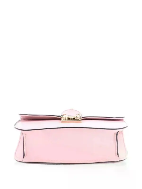 Valentino Garavani Glam Lock Leather Small Shoulder Bag