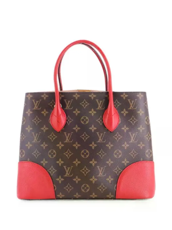 LOUIS VUITTON Flandrin Monogram Canvas And Leather Tote Bag