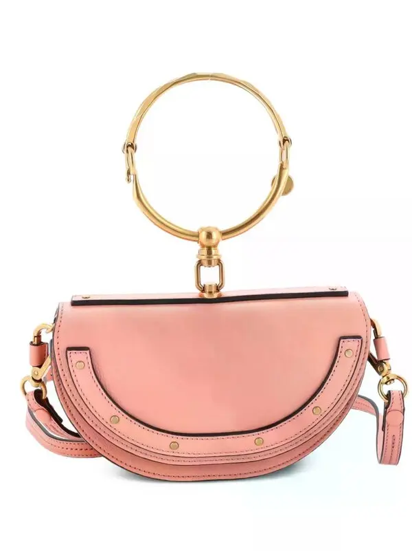 Chloé Nile Leather Mini Crossbody Bag - Pink
