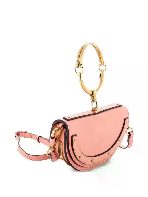 Chloé Nile Leather Mini Crossbody Bag - Pink