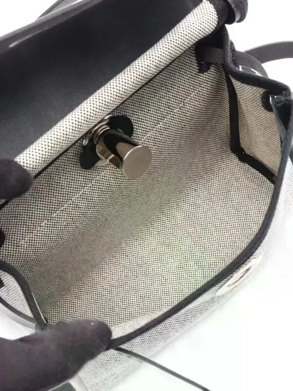 Hermès 2025 Mini Herbag Zip Cross Body Bag - Grey