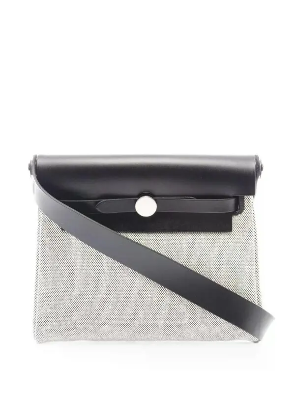 Hermès 2025 Mini Herbag Zip Cross Body Bag - Grey