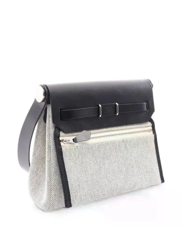 Hermès 2025 Mini Herbag Zip Cross Body Bag - Grey