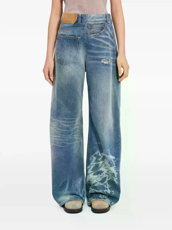 MAISON MARGIELA Wide-leg Jeans - Blue