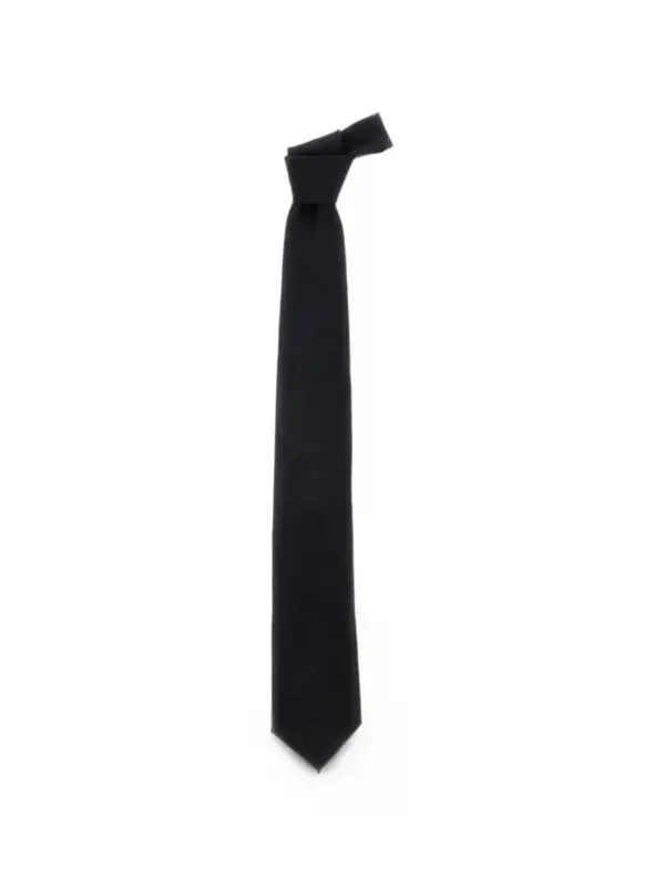 TOM FORD Diagonal-stripe Silk Tie - Black