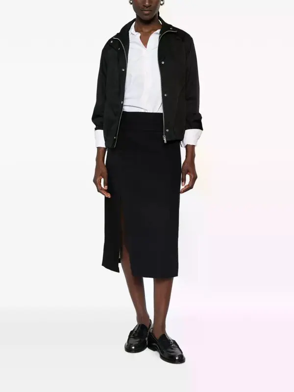 Sandro Split-front Midi Skirt