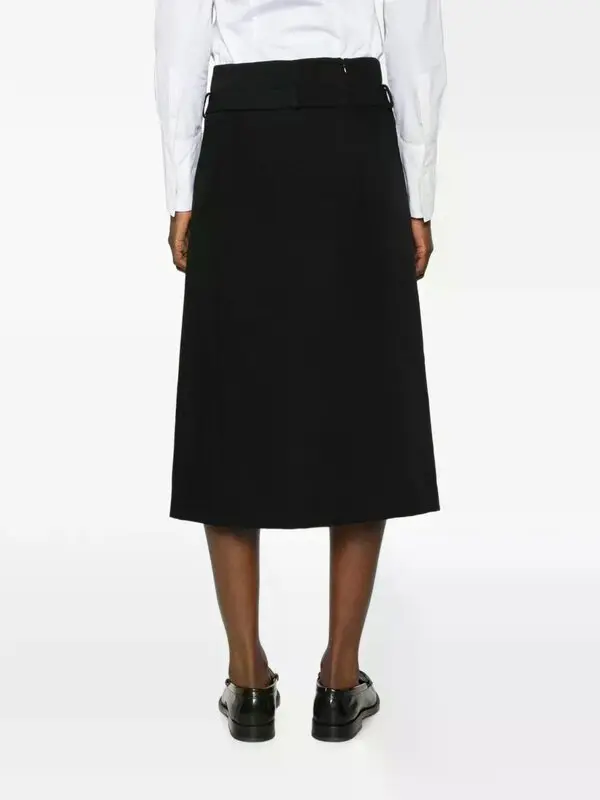 Sandro Split-front Midi Skirt