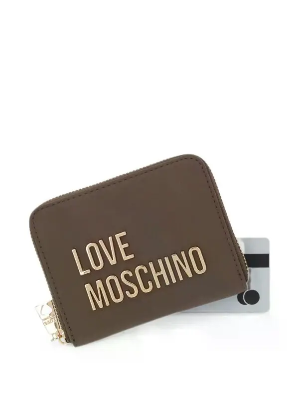 Moschino Logo Zip Wallet