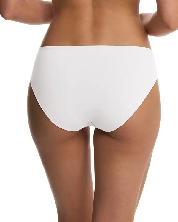 Natori Peony Lace Trim Bikini - White/ Black