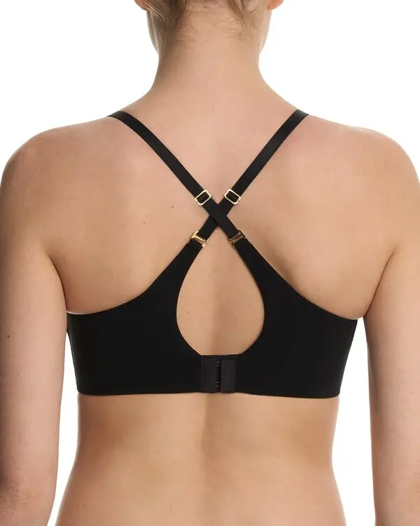 Natori Cloud Comfort Convertible Back Smoothing Wireless Bra - Black