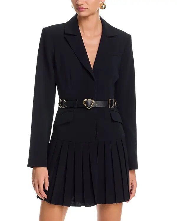 Cinq À Sept Belted Saule Dress - Black