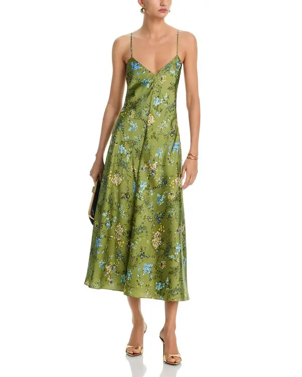 Cinq À Sept Windswept Floral Orien Dress