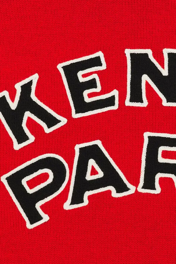 Kenzo Emblem Jumper In Red