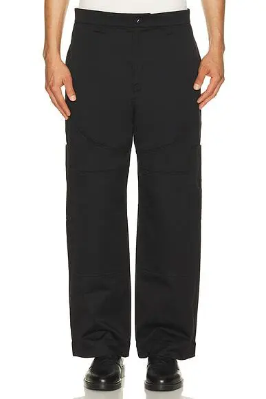 Thom Browne Wide Leg Chap Painter Pants
