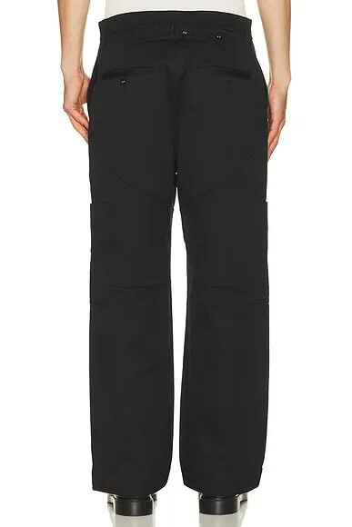 Thom Browne Wide Leg Chap Painter Pants