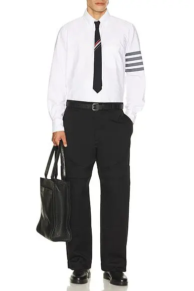 Thom Browne Wide Leg Chap Painter Pants