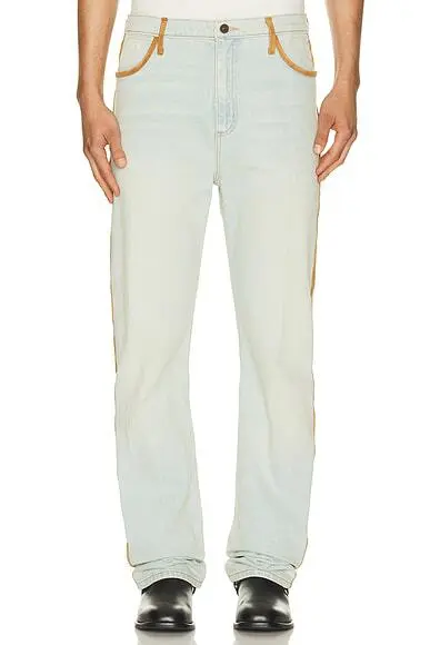 AUSTIN POST Leather Edge Highland Slim Cut Jean