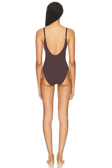 NEGATIVE UNDERWEAR Base Cami Bodysuit - Espresso