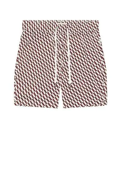 Onia Charles 7 Swim Trunk - Chocolate Multi