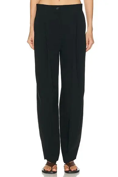 TOTEME Single Pleat Cotton Trouser