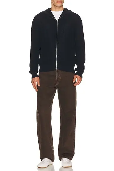 Theory Myhlo Full Zip Knit Hoodie