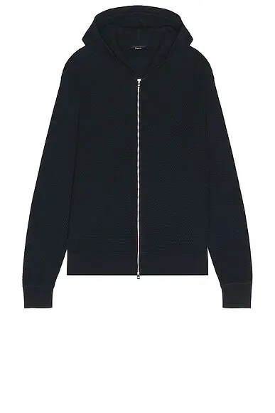 Theory Myhlo Full Zip Knit Hoodie