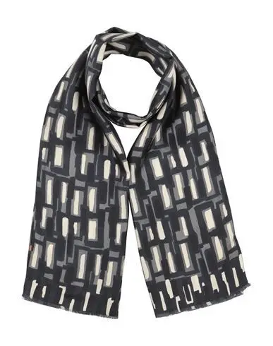 Aspesi Scarf Charcoal Silk