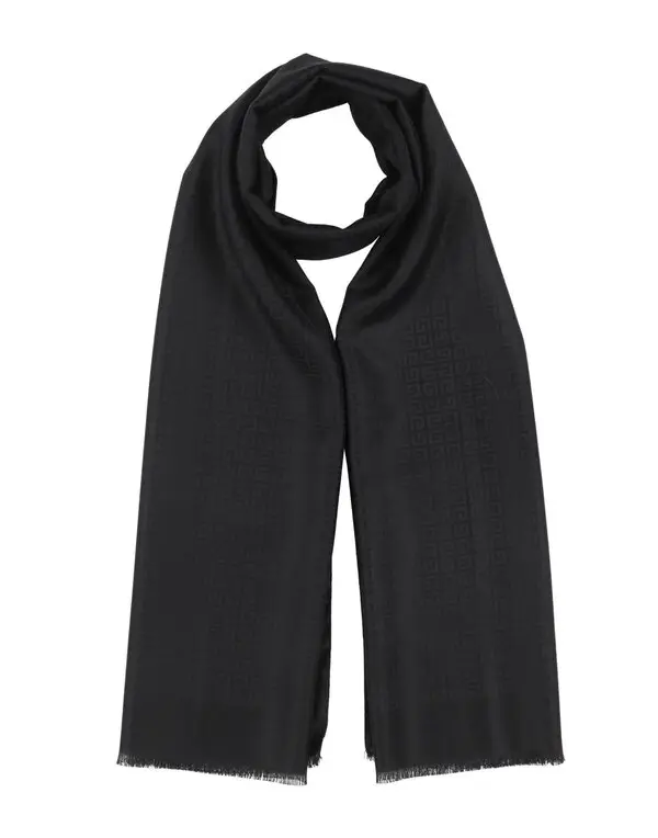 Givenchy Scarf Virgin Wool, Silk - Black
