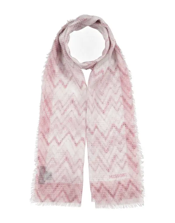 Missoni Scarf Garnet Modal, Silk - Red