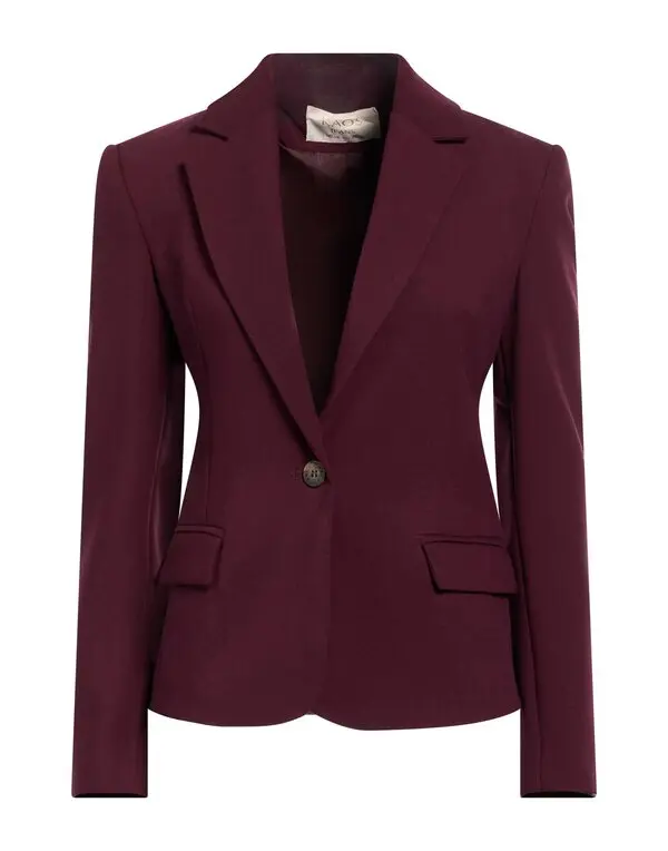 KAOS Blazer Burgundy Size Polyester, Viscose, Elastane - Red